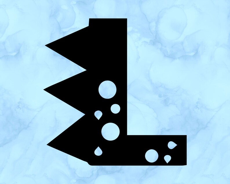 Dinosaur Letter L Decal - Etsy