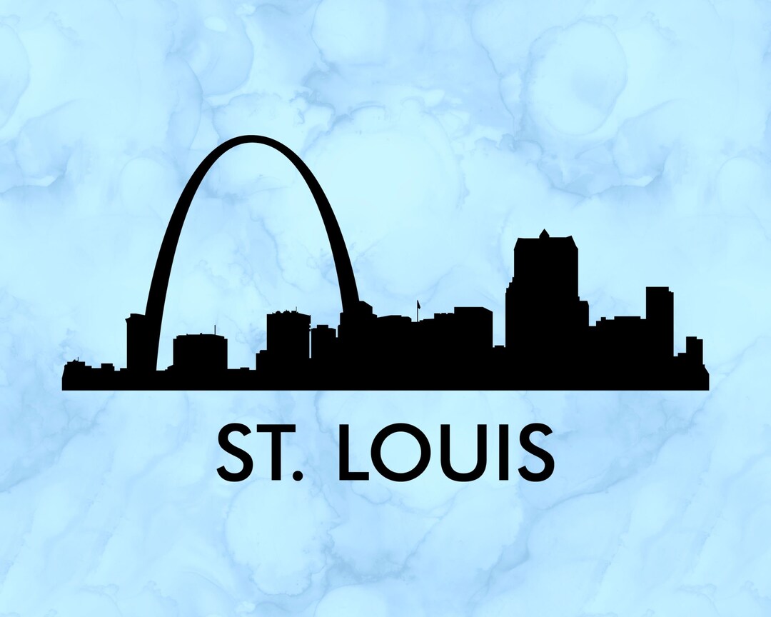 St. Louis, Missouri Skyline Decal - Etsy