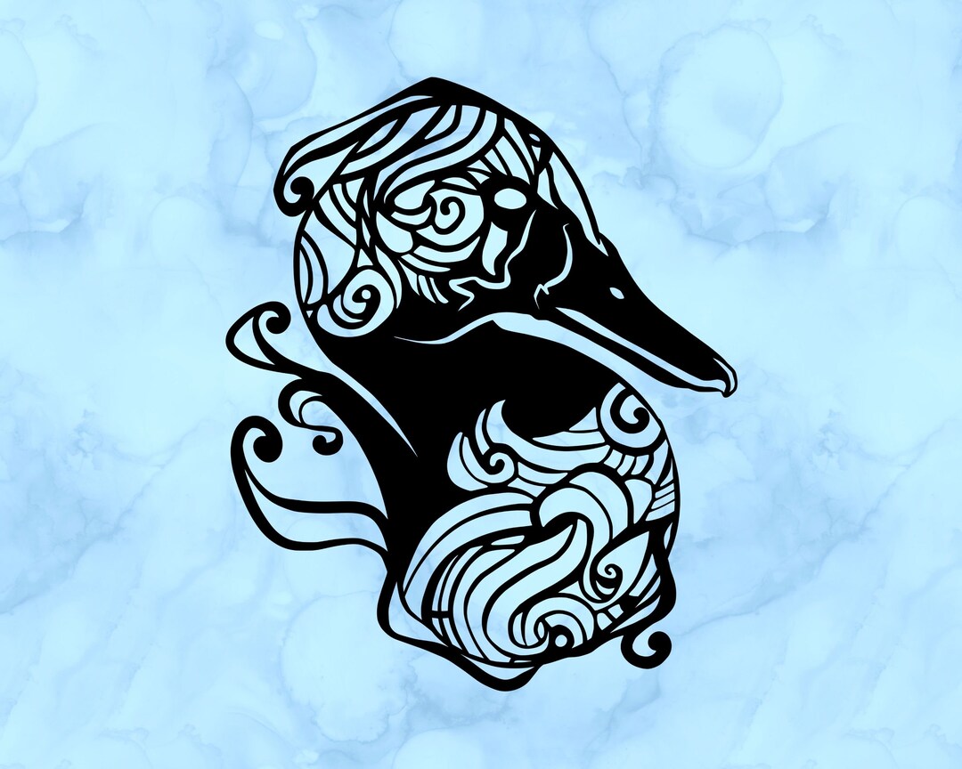 Duck Zentangle Decal - Etsy