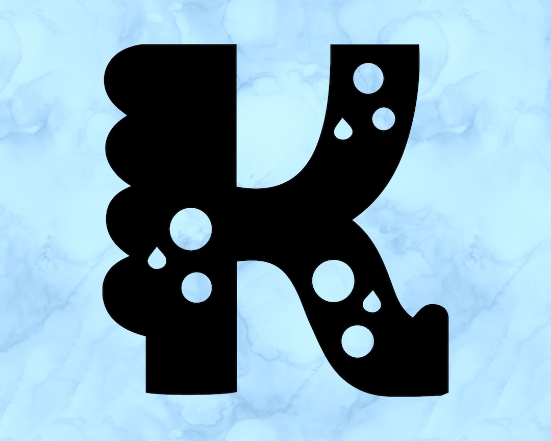 Dinosaur Letter K Decal - Etsy