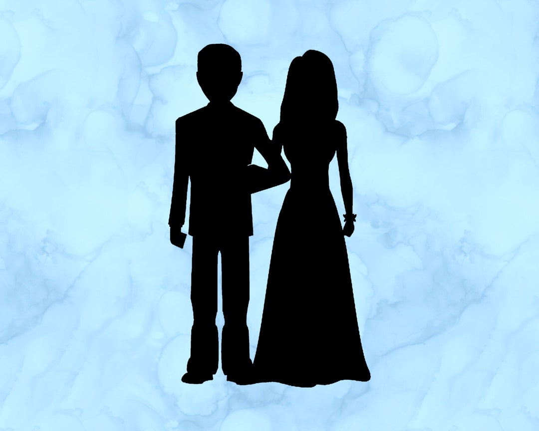 Bride and Groom Decal - Etsy