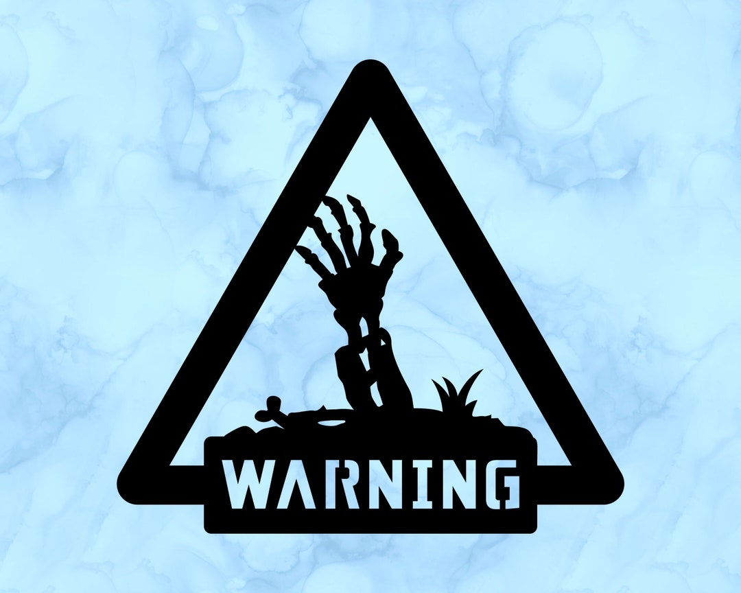 Warning Sign Decal - Etsy
