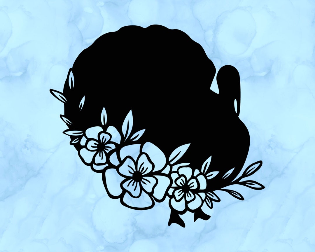 Floral Turkey Decal - Etsy