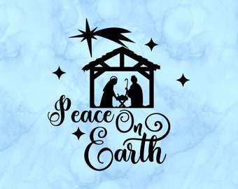 Custom Window Decals Peace on Earth - Etsy