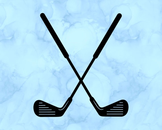 Golf Clubs Decal | Etsy