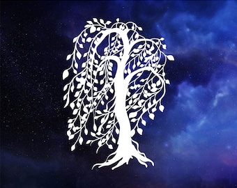 Willow Tree Branch Leaves Removable Wall Art Decor Decal Vinyl Sticker ...