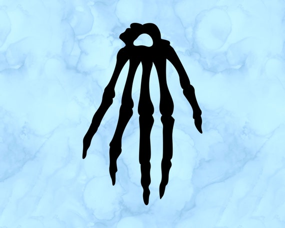 Skeleton Hand Decal - Etsy Canada