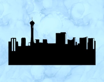 Las Vegas Skyline Decal - Etsy