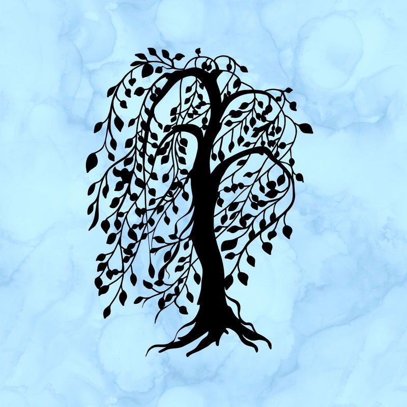 Willow Tree Svg - Etsy
