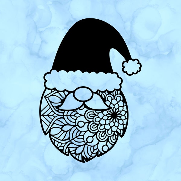 Zentangle Santa - Etsy