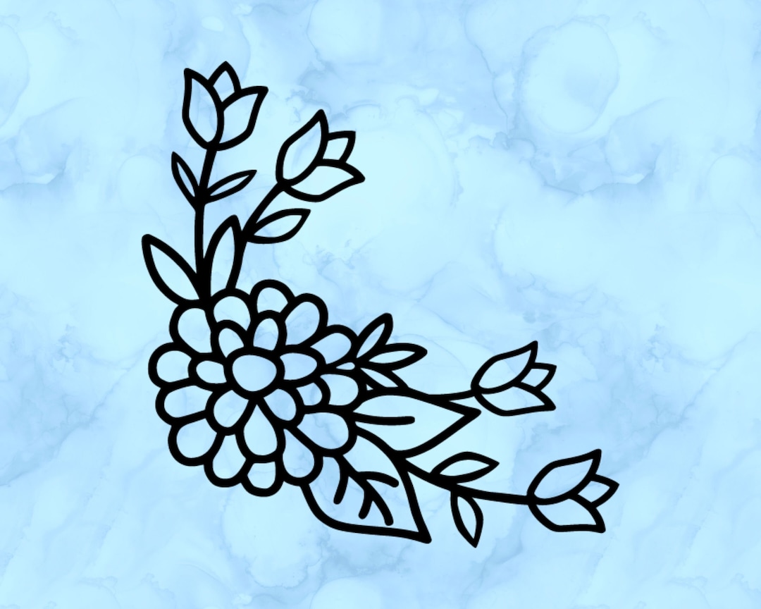 Flower Decal - Etsy