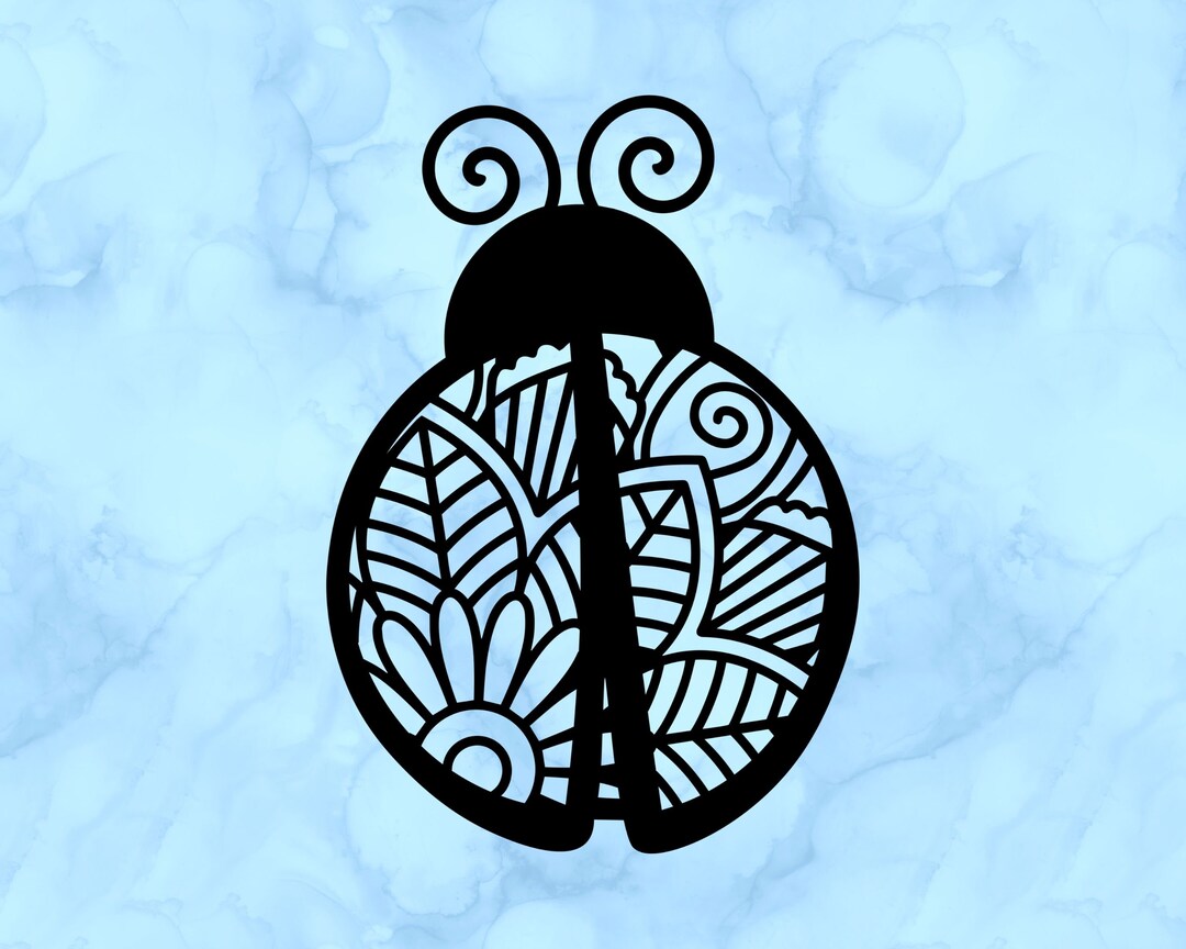 Ladybug Zentangle Decal - Etsy
