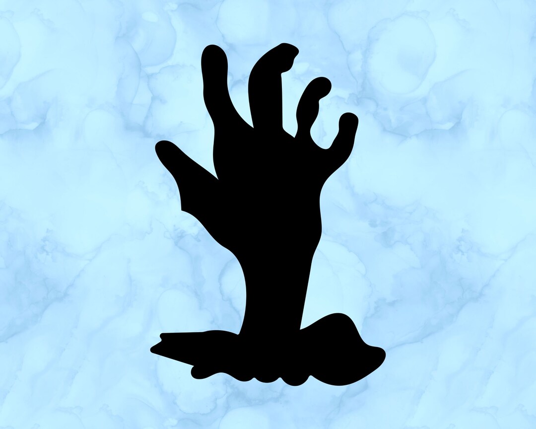 Zombie Hand Decal - Etsy
