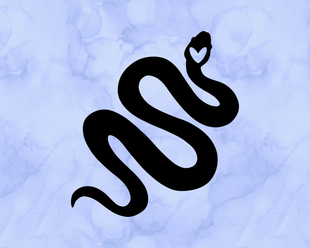 Snake Heart Decal - Etsy