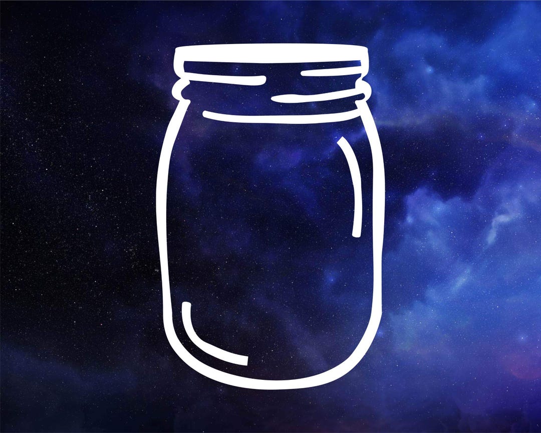 Mason Jar Decal - Etsy