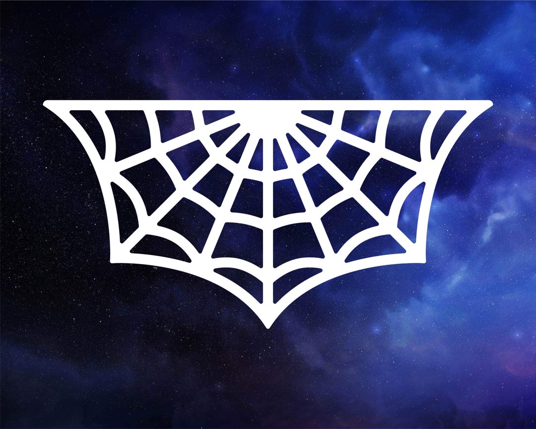 Spider Web Decal - Etsy