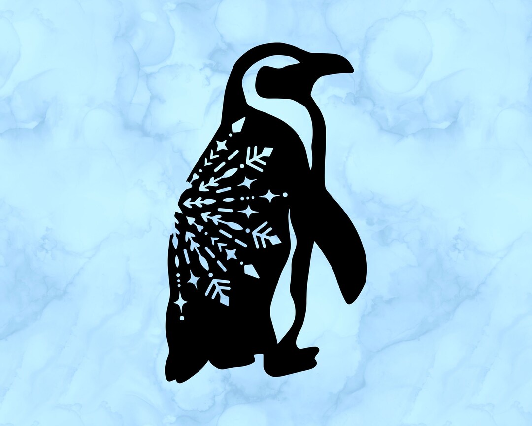 Penguin With Arrows Decal - Etsy