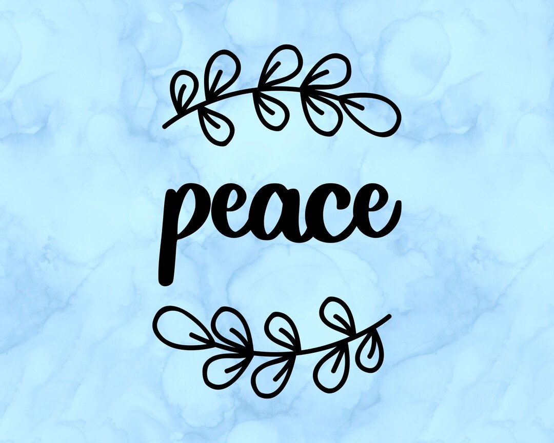 Peace Decal - Etsy