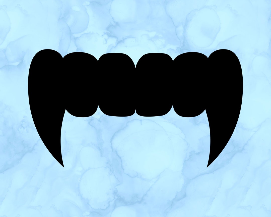 Vampire Fangs Decal - Etsy