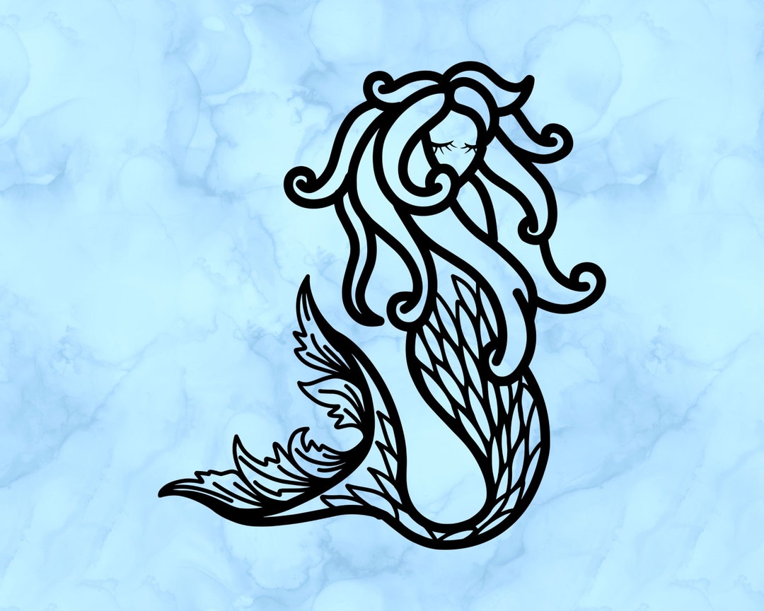 Mermaid Decal - Etsy