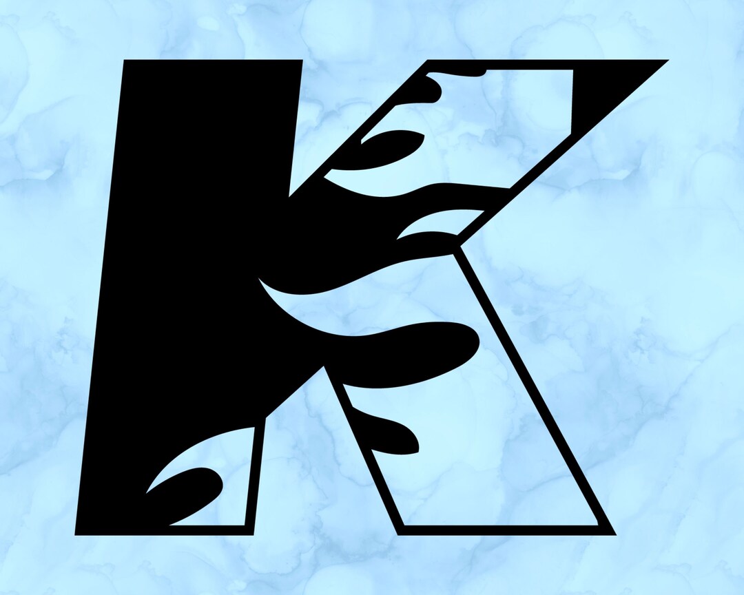 Flame Letter K Decal - Etsy