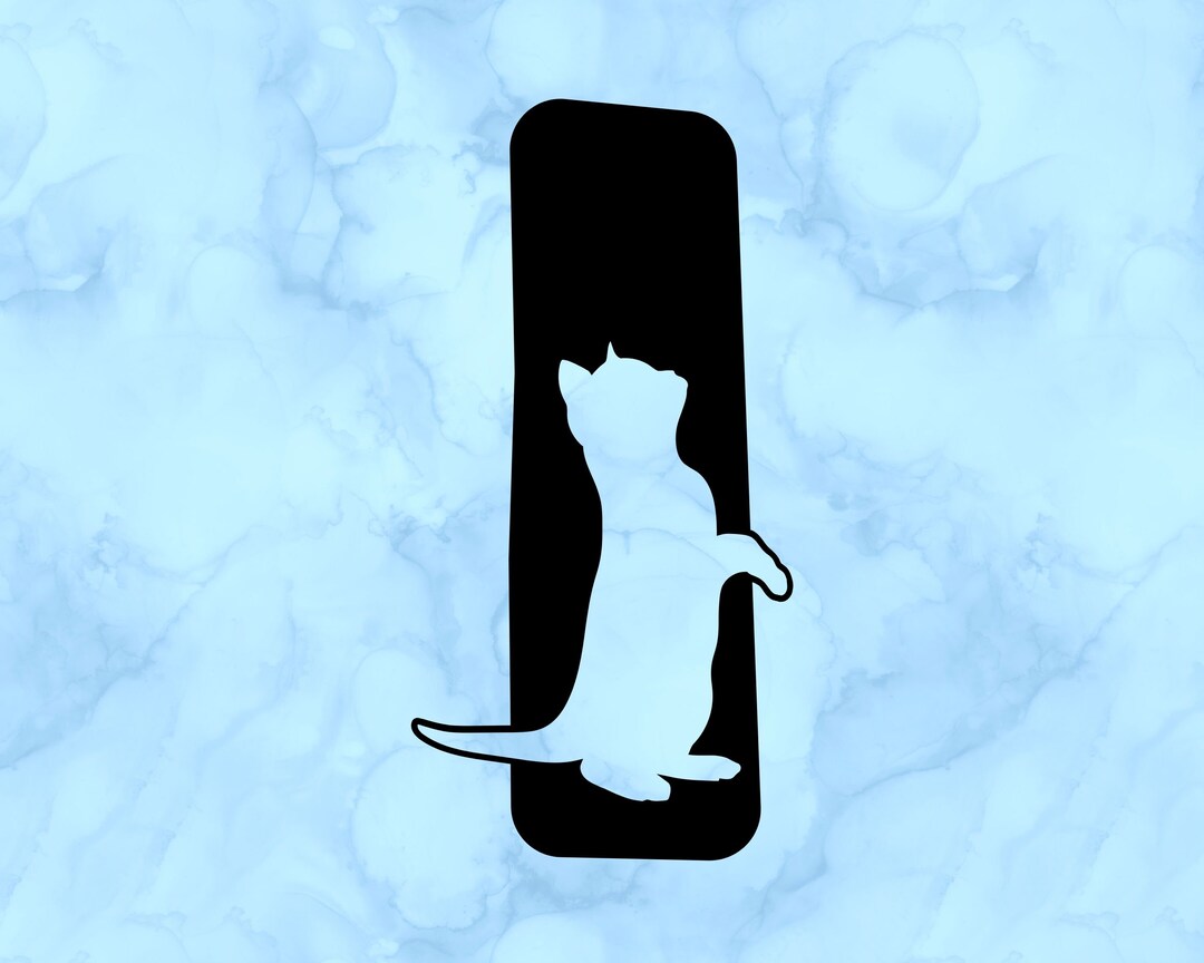 Cat Letter I Decal - Etsy