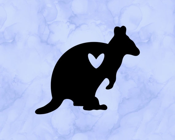 Quokka Heart Decal | Etsy