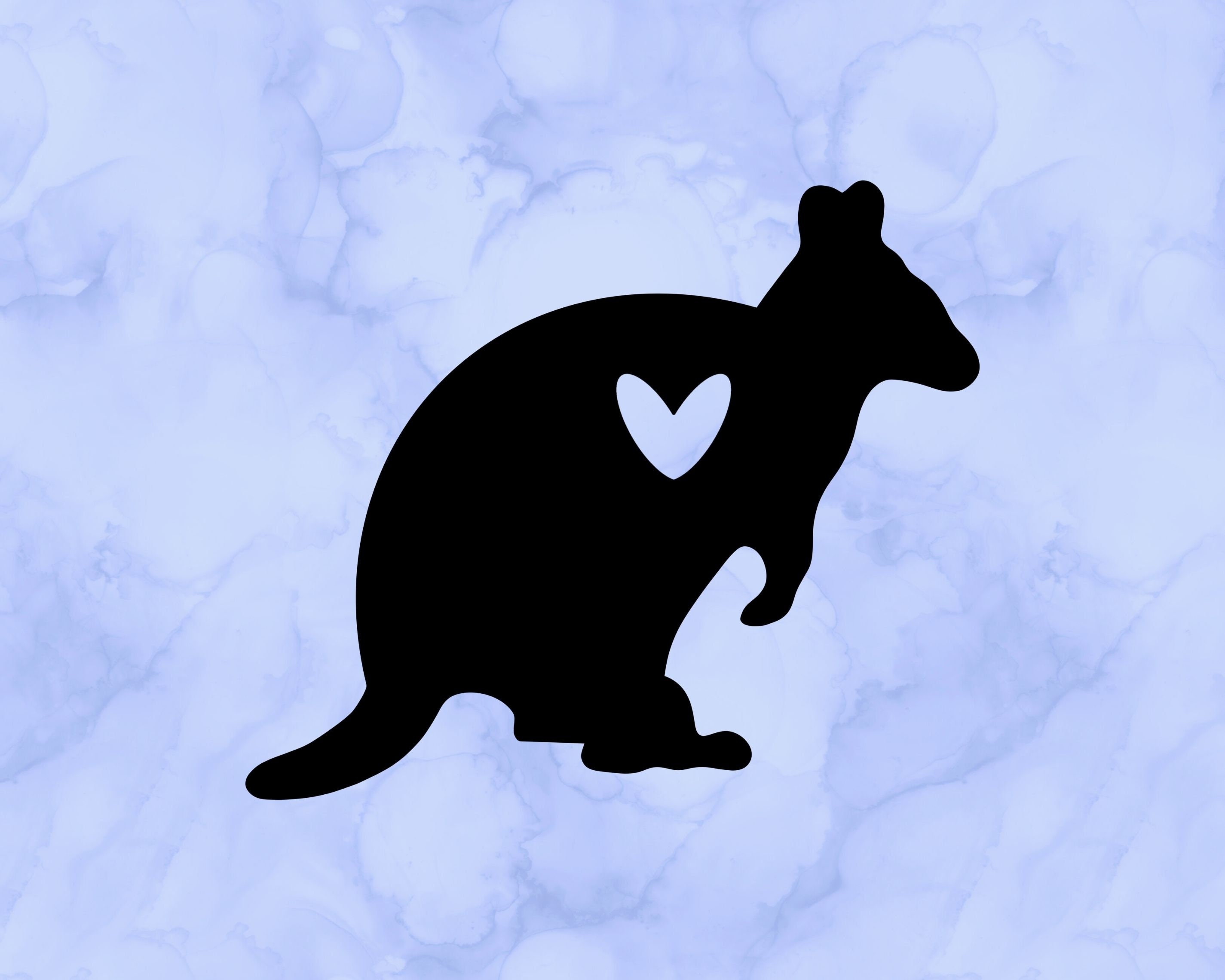 Quokka Heart Decal - Etsy