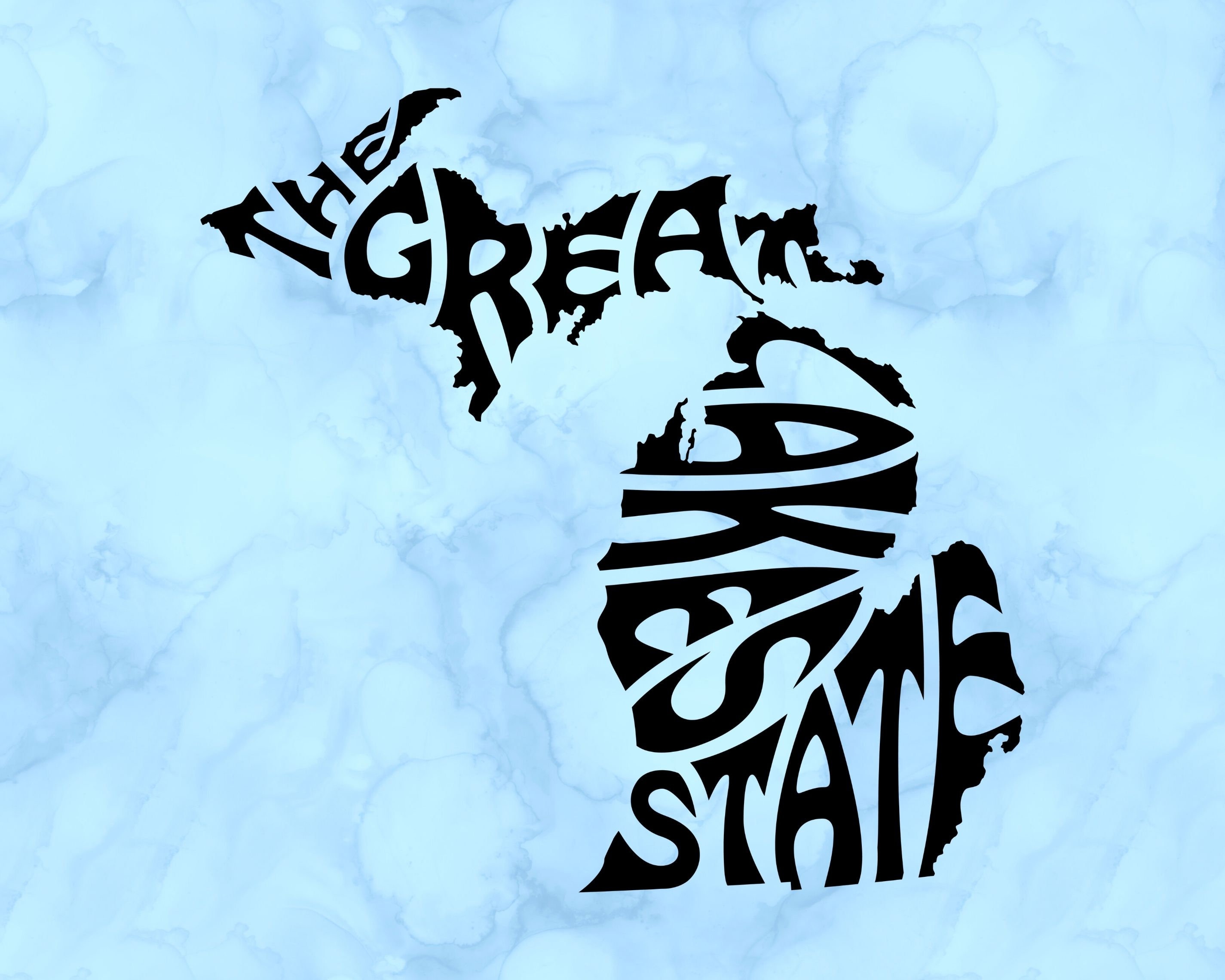 Michigan - the Great Lakes State Decal - Etsy