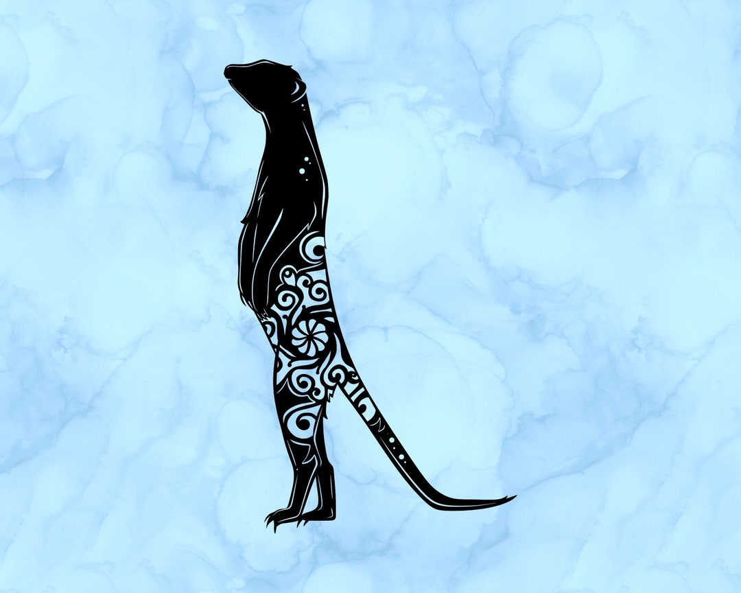 Meerkat Zentangle Decal - Etsy