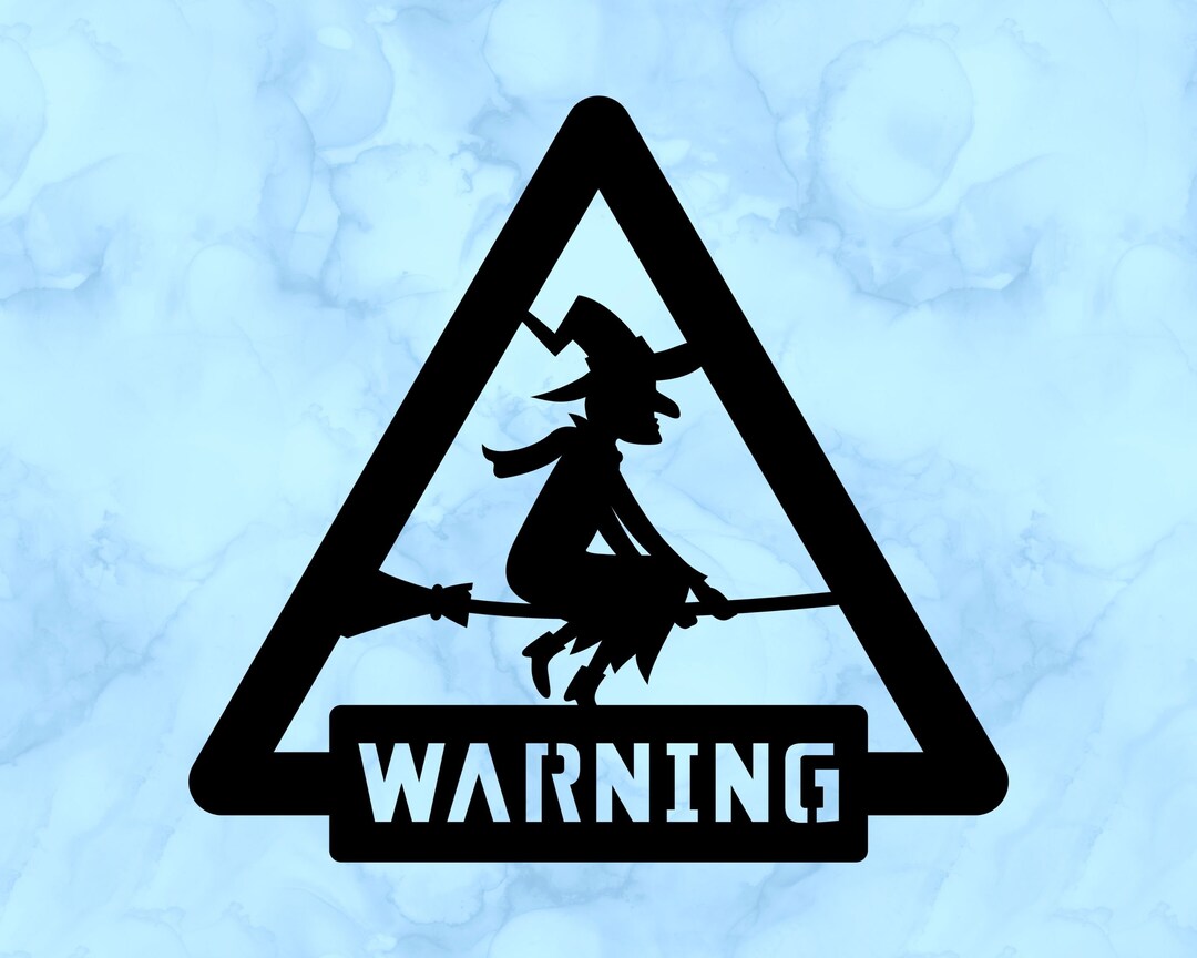 Warning Sign Decal - Etsy
