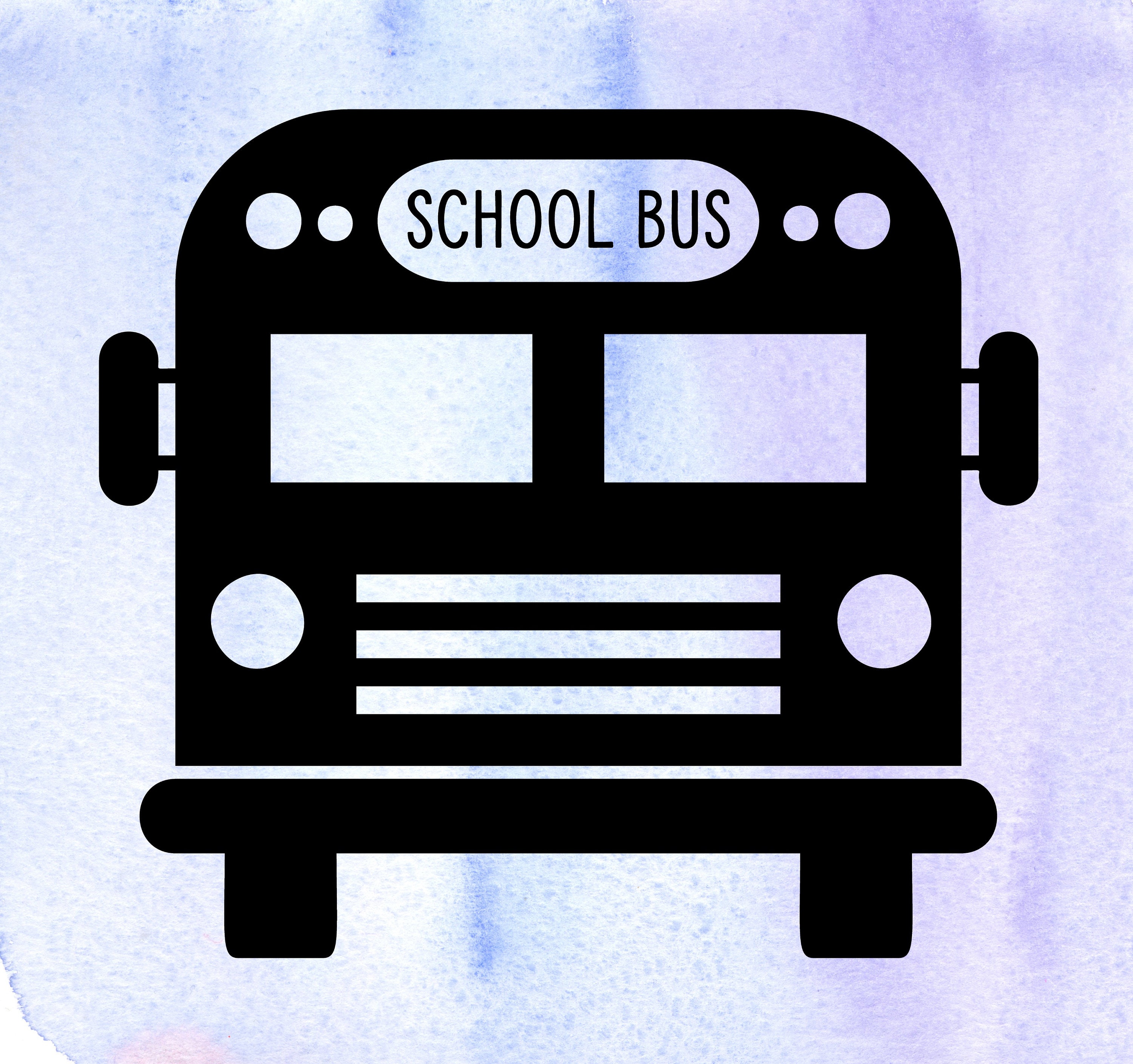 School bus decal | Etsy