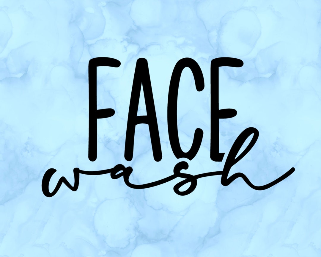 Face Wash Decal - Etsy