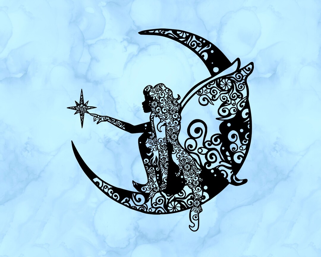 Fairy Zentangle Decal - Etsy