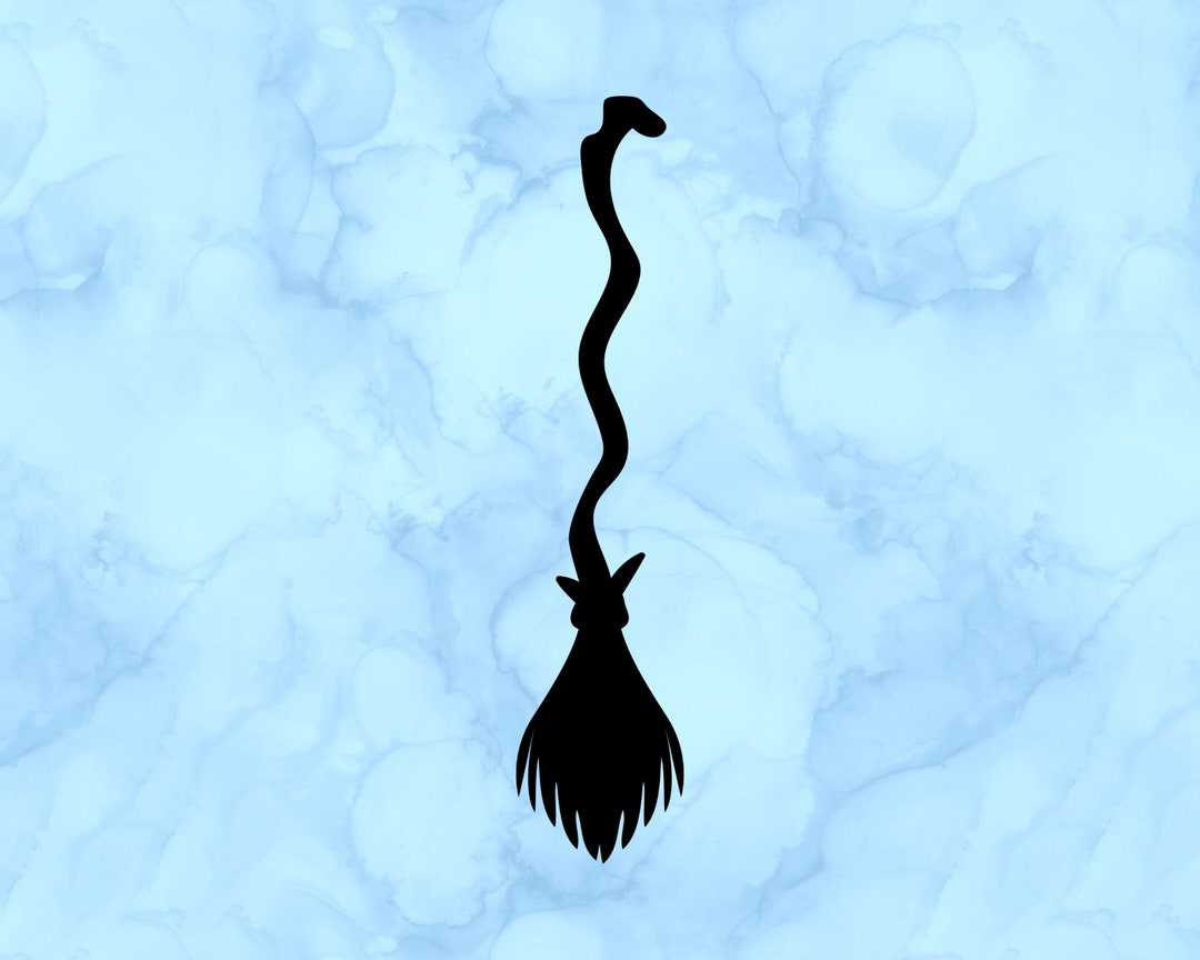 Witch Broom Decal - Etsy