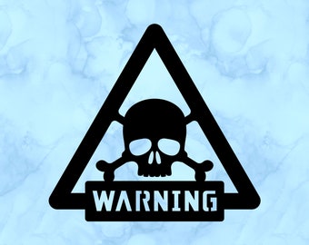 Creepy Warning Sign - Etsy