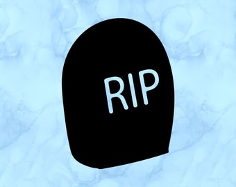 Custom RIP Remembrance Decal Computer-cut, No Background, Ideal for ...