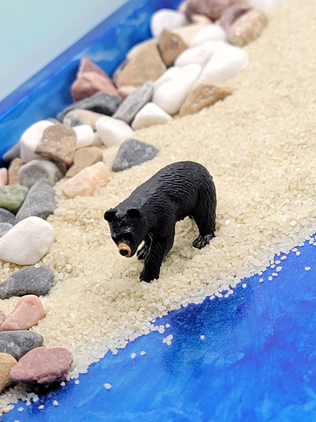 Mini Black Bear Figurine VERY SMALL - Etsy
