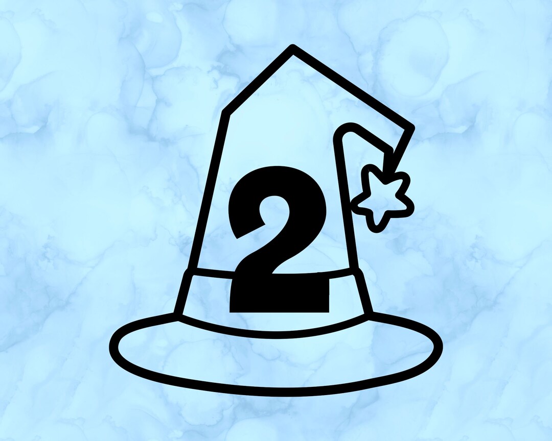 Witch Hat Number 2 Decal - Etsy