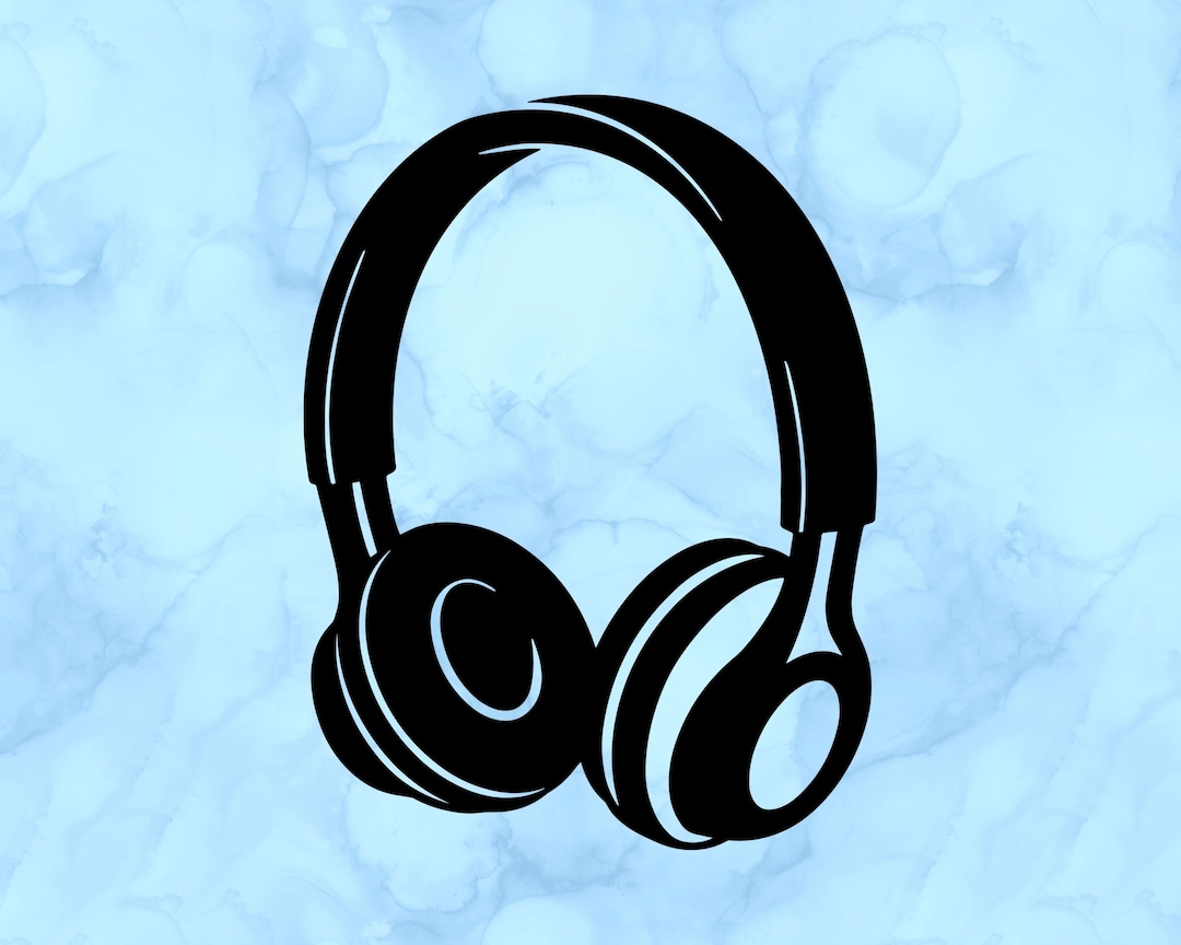 Headphones Decal - Etsy