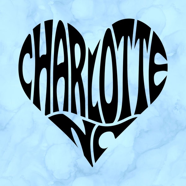 Charlotte Nc Sticker - Etsy