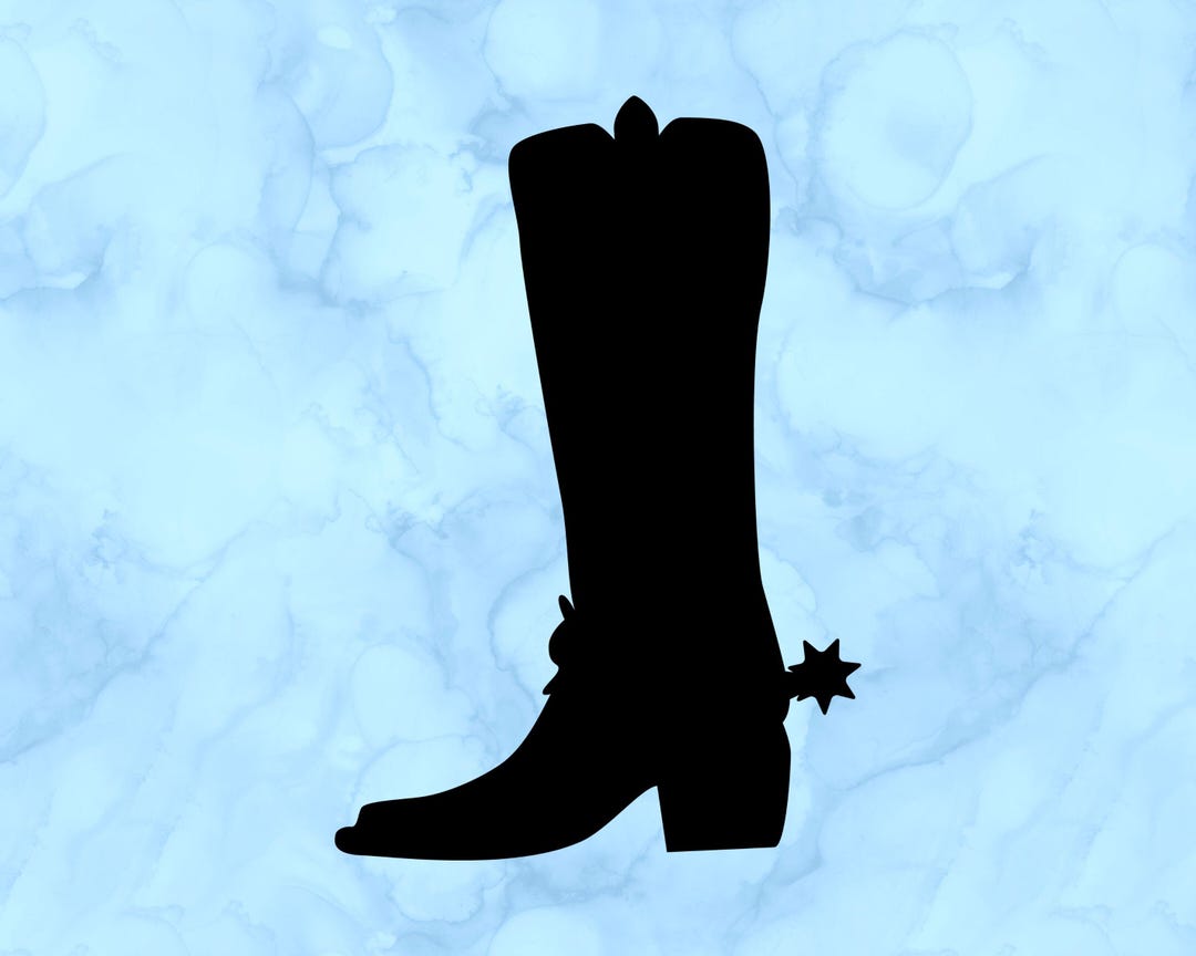 Cowboy Boot Decal - Etsy