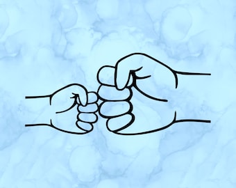 Fist Bump Pound It Vinyl Decal/sticker for Laptop/car/truck/rv ...