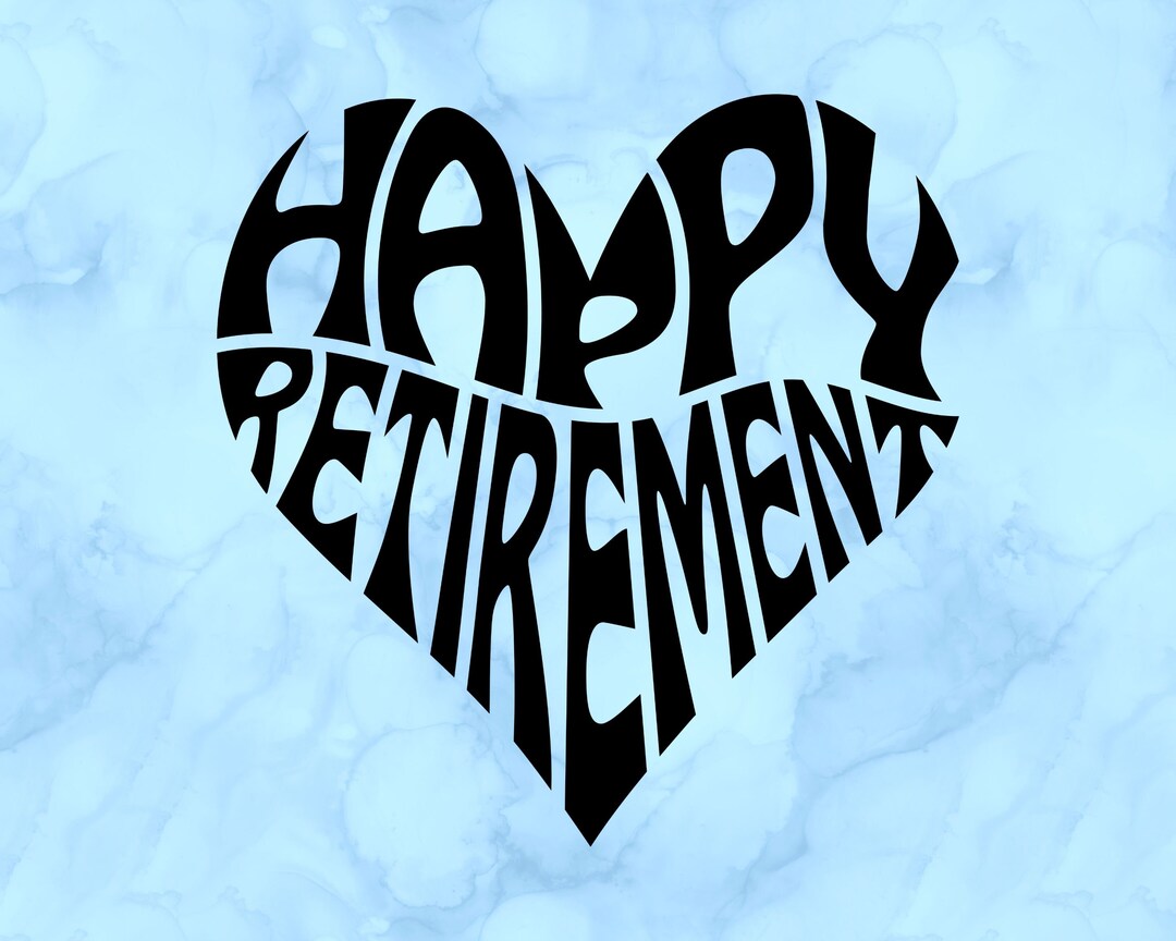 Happy Retirement Decal - Etsy