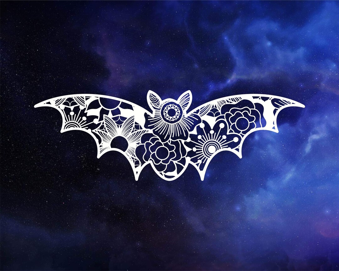 Bat Zentangle Decal - Etsy