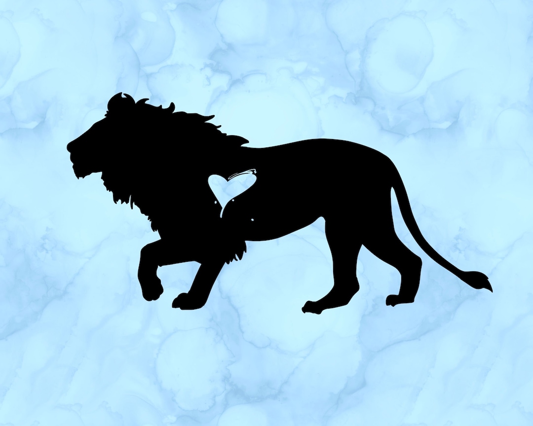 Lion Heart Decal - Etsy
