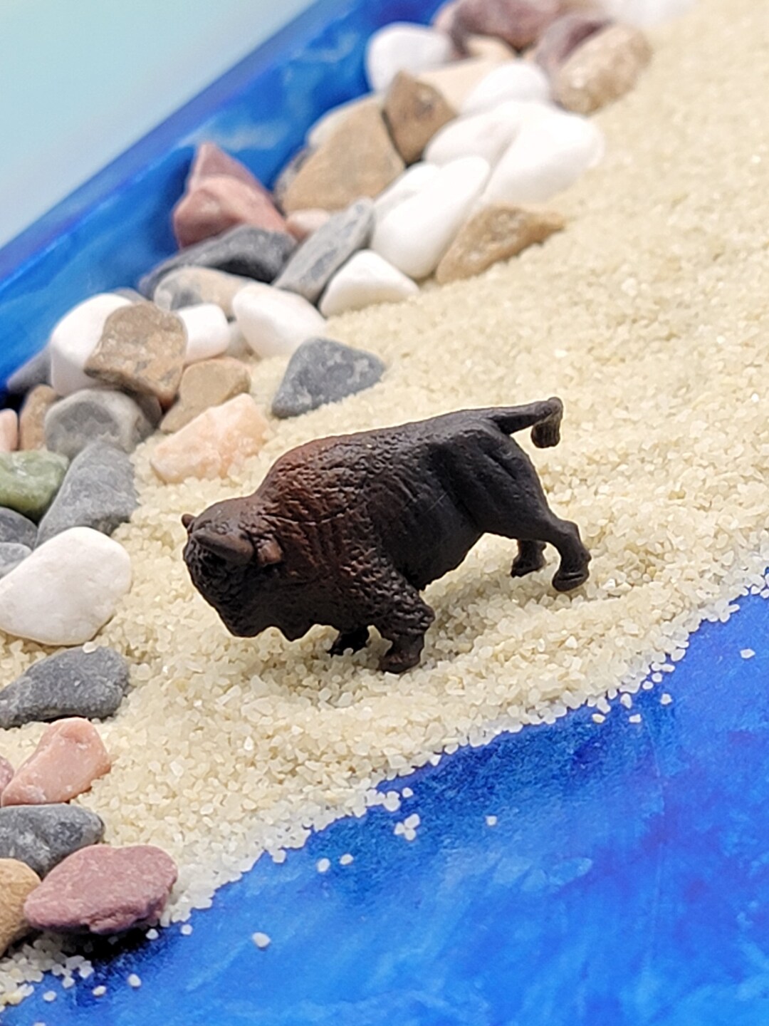 Mini Bison Figurine VERY SMALL - Etsy