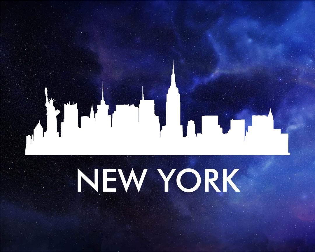 New York City, New York Skyline Decal - Etsy