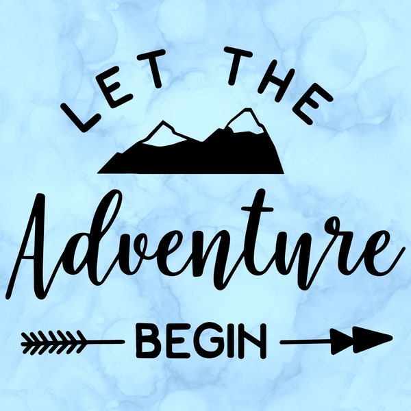 Let the Adventure Begin Decal - Etsy