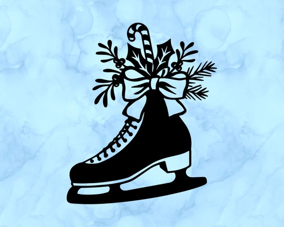Christmas ice skate decal Stickers, Labels & Tags Bumper Stickers Paper ...